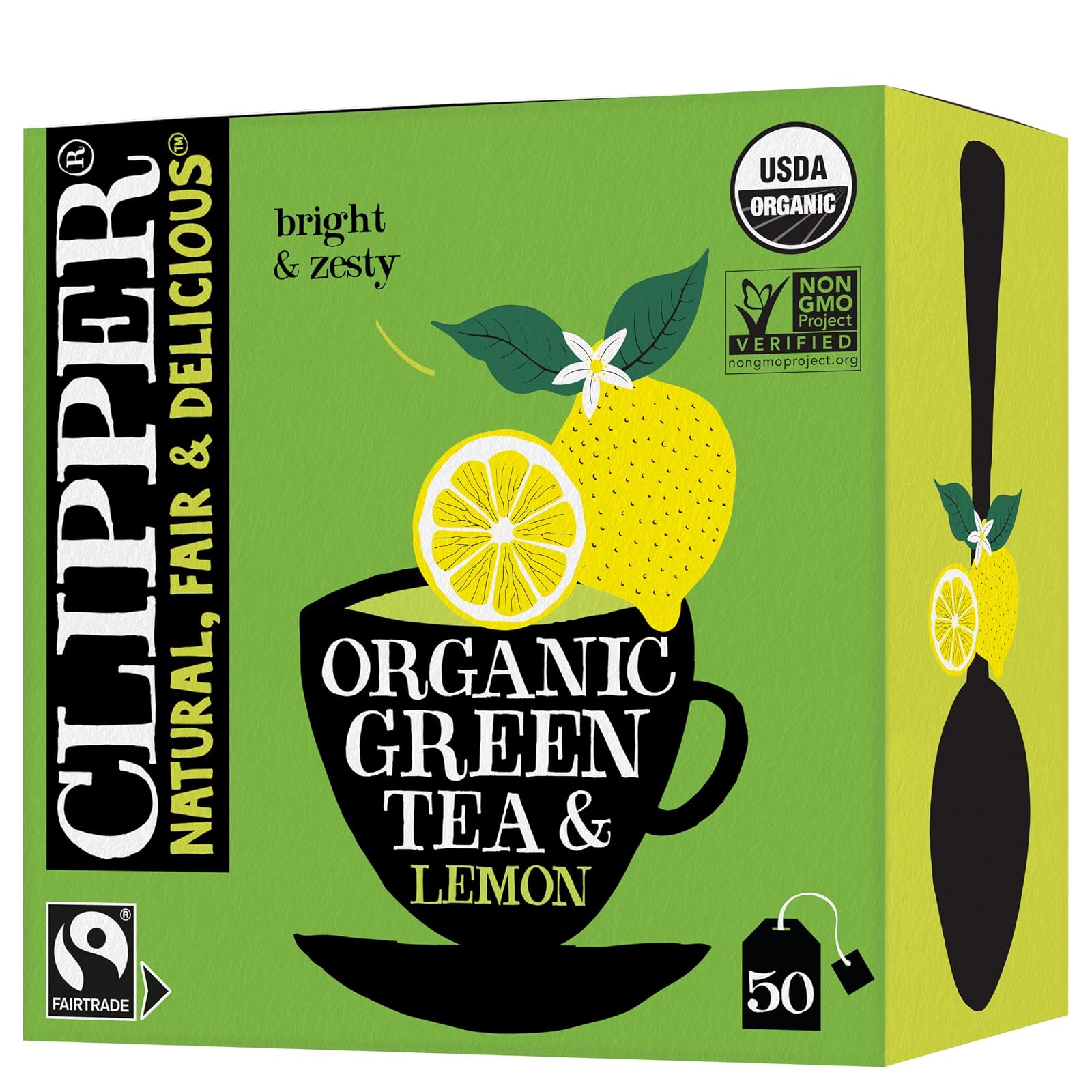 Clipper organic green tea bags
