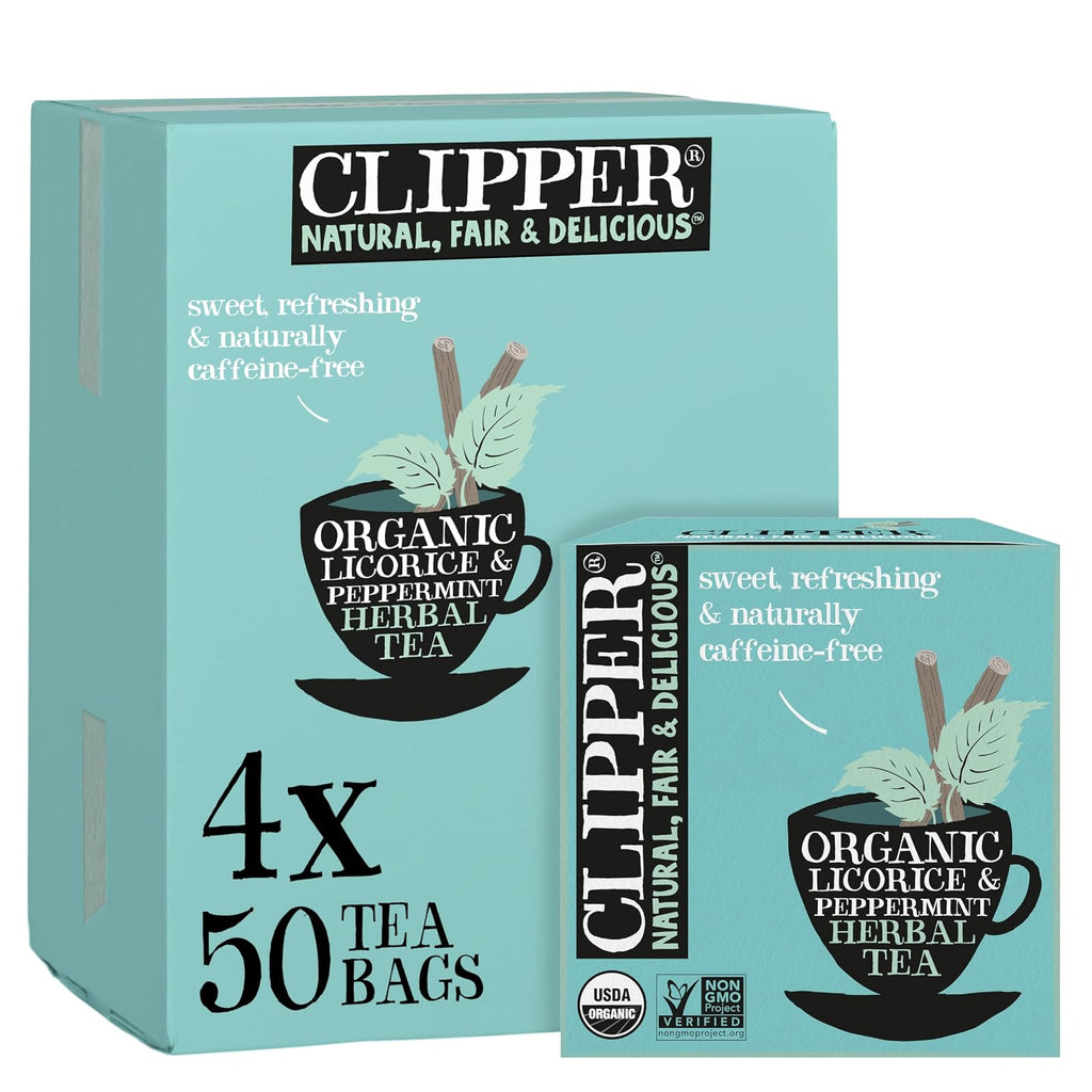 Clipper organic licorice tea bags