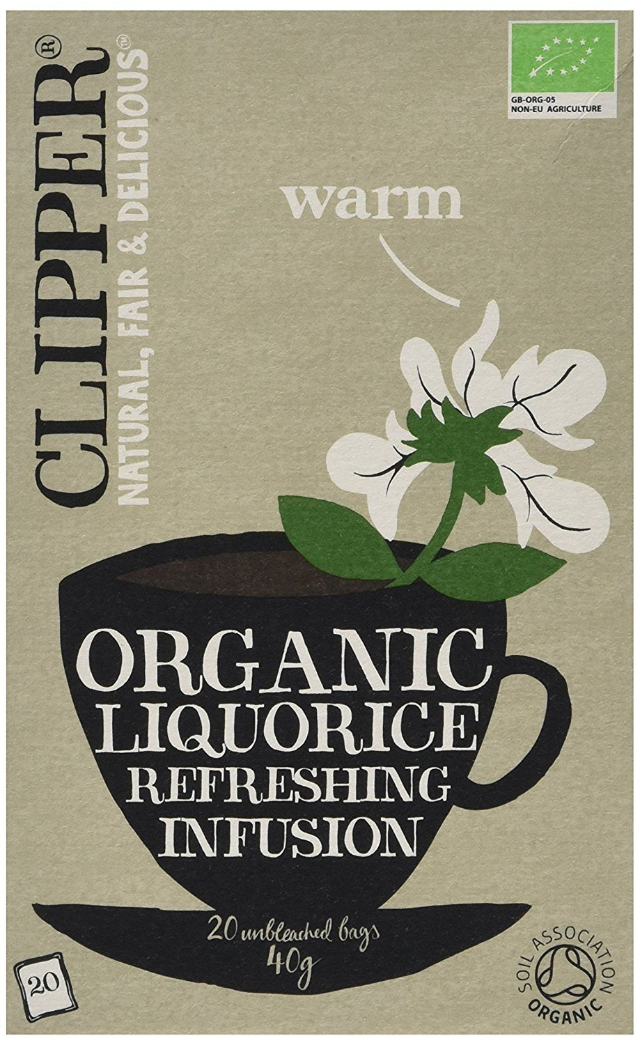Clipper organic liquorice herbal tea bags