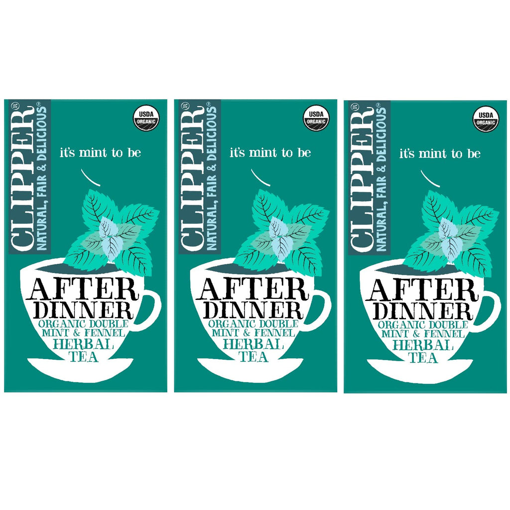 Clipper organic mint herbal tea bags