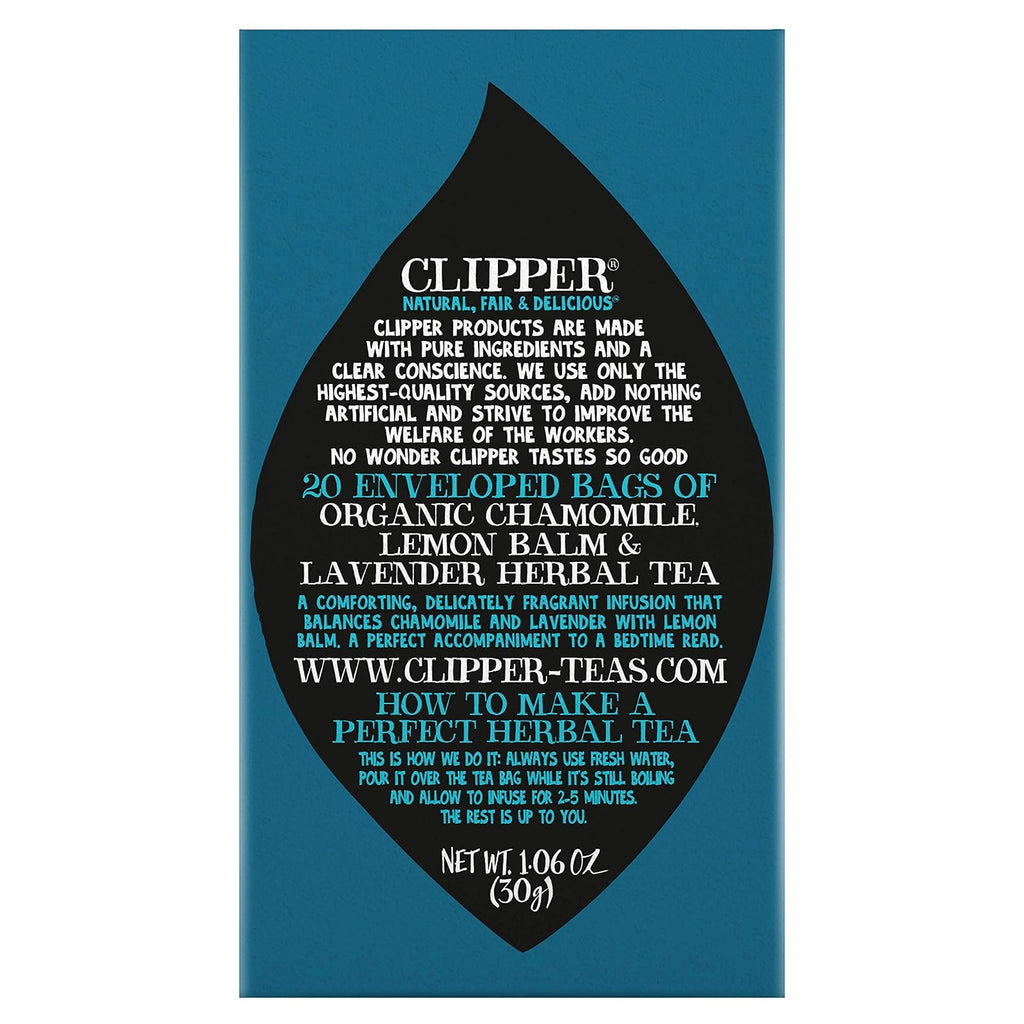 Clipper tea for restful sleep