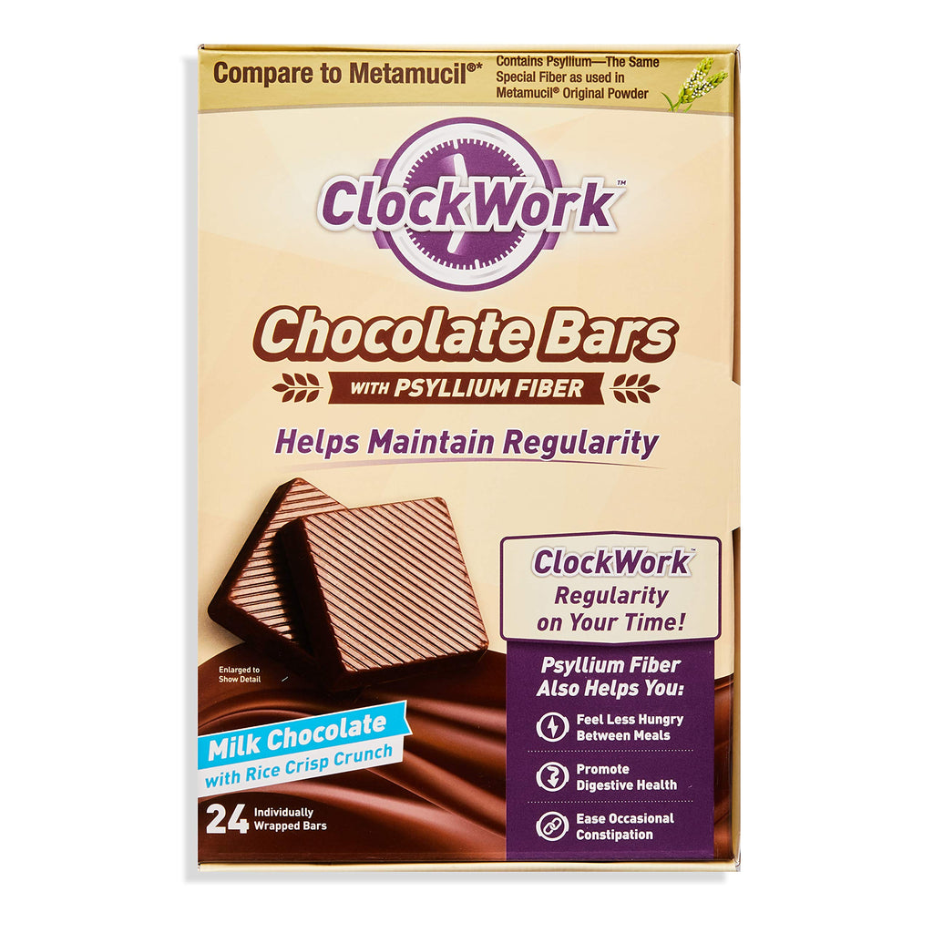 Clockwork chocolate bars for digestion