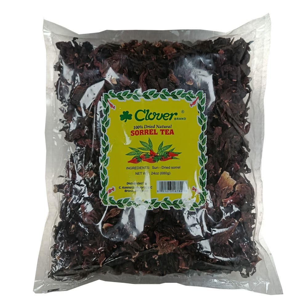 Clover Brand dried sorrel tea