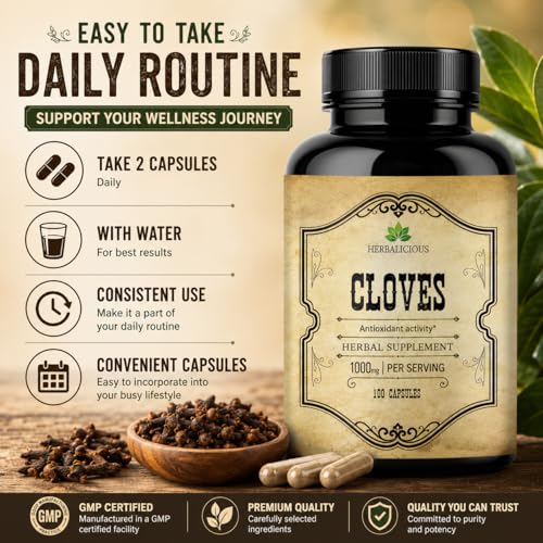 Cloves capsules for immune support