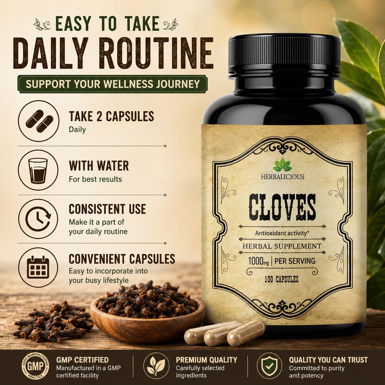 Cloves multivitamin for men's wellness