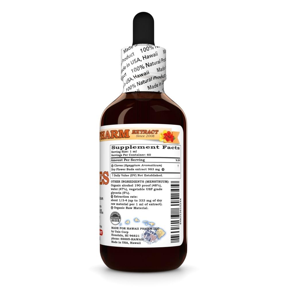 Cloves tincture for liver health
