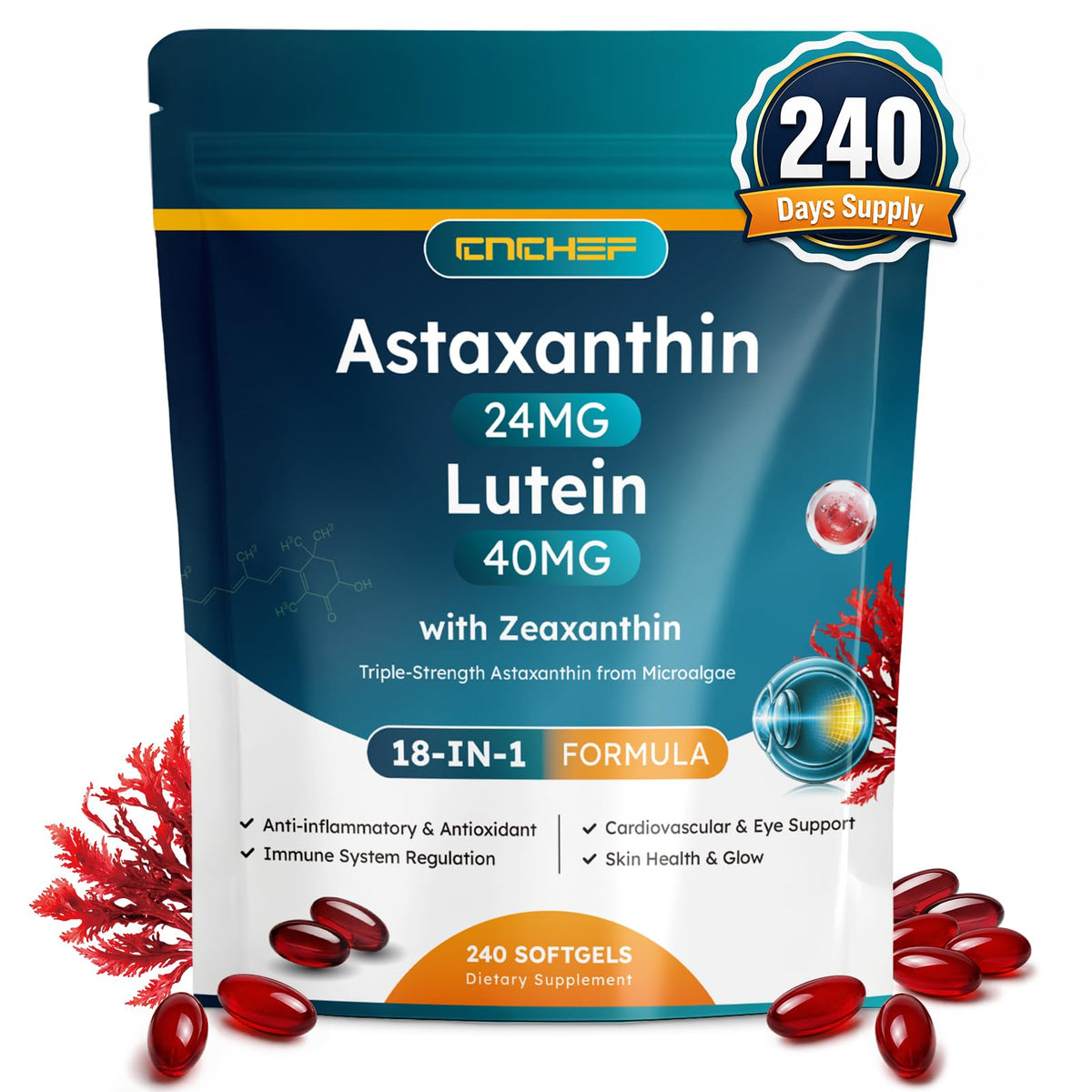 CNCHEF Astaxanthin 24 mg benefits