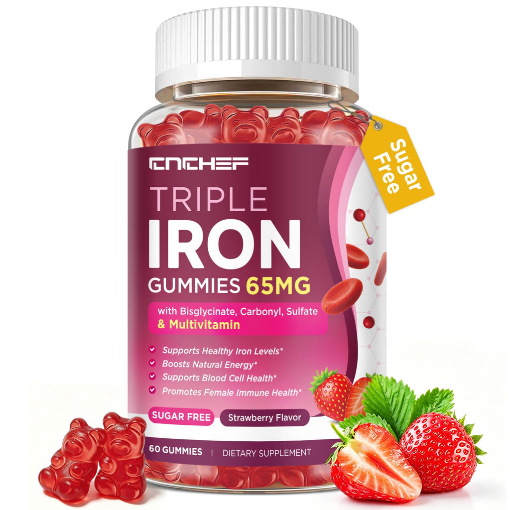 CNCHEF iron gummies for energy