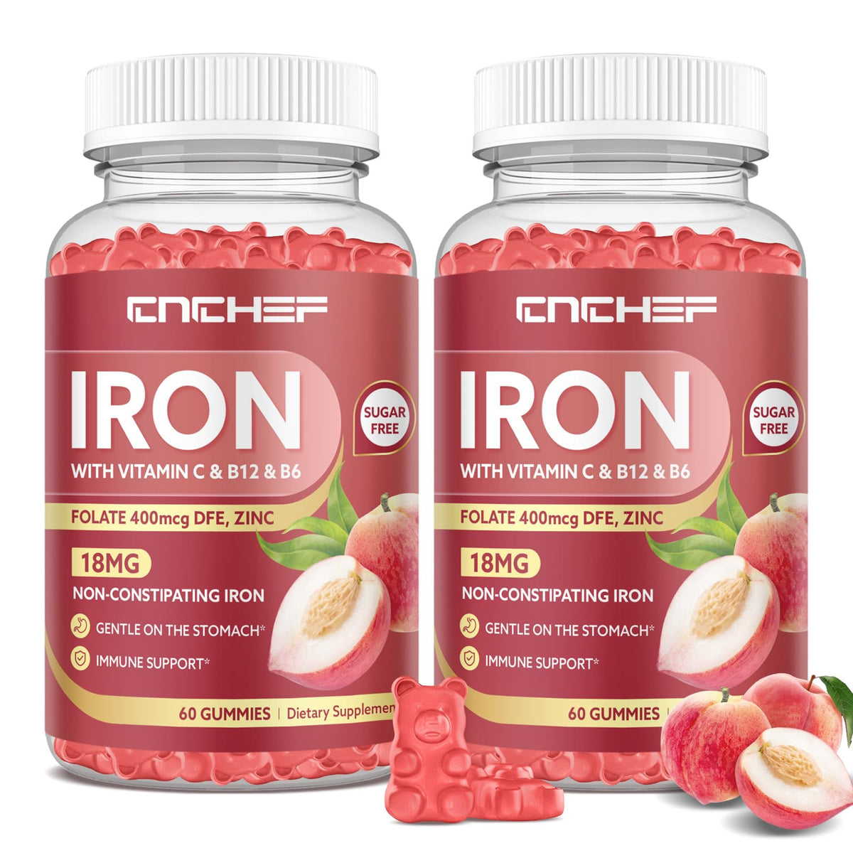 CNCHEF iron supplement gummies