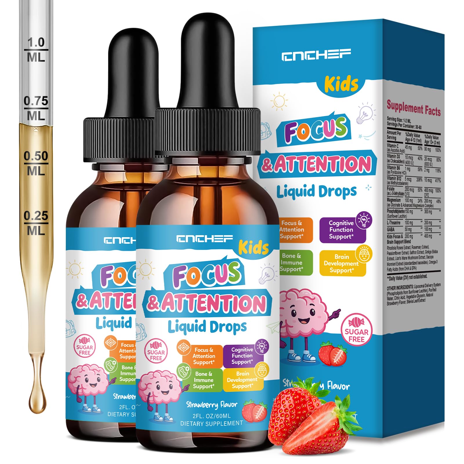 CNCHEF kids multivitamin liquid drops