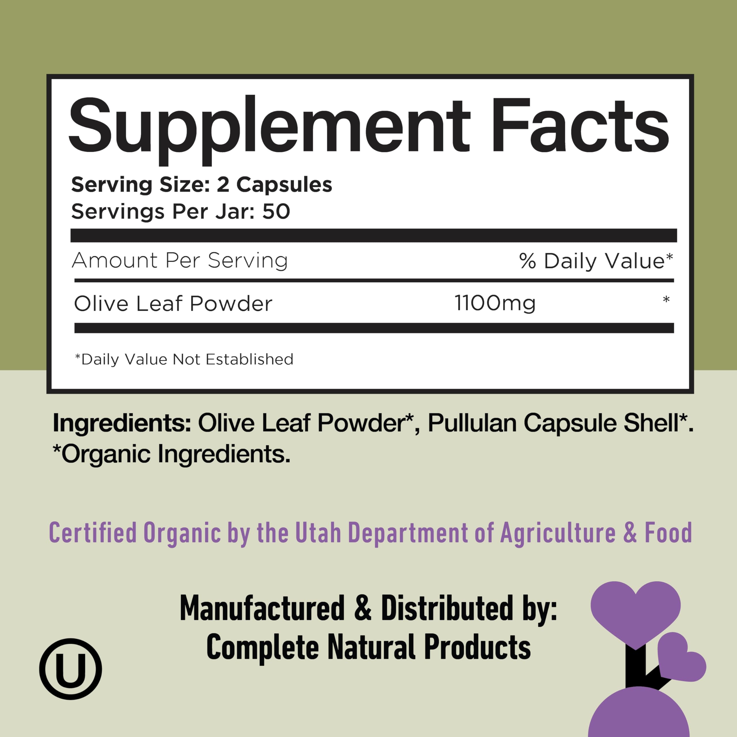CNP organic olive leaf benefits