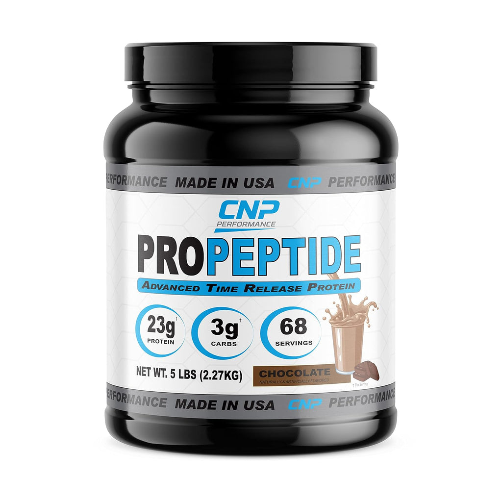CNP ProPeptide chocolate protein powder