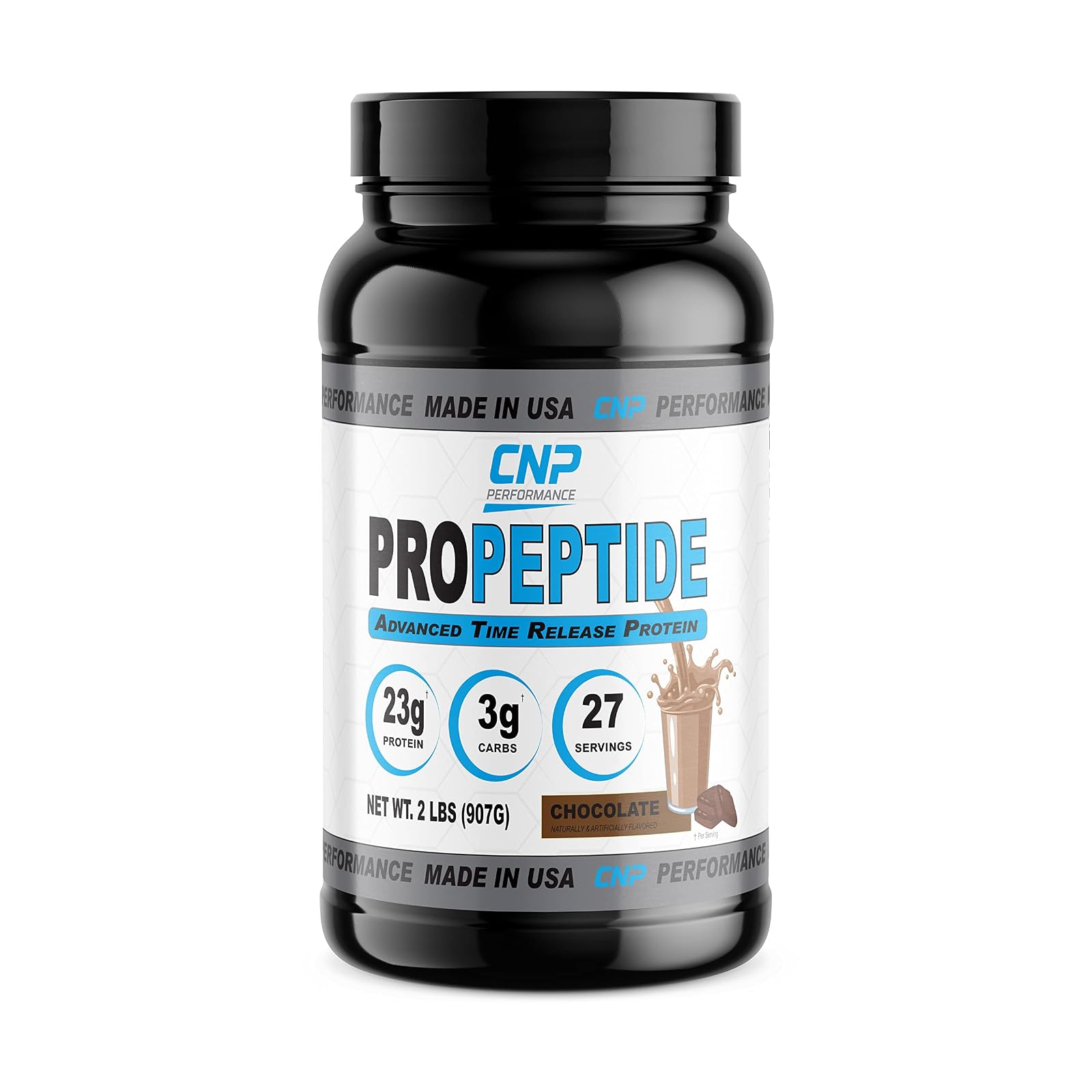 CNP ProPeptide chocolate protein powder