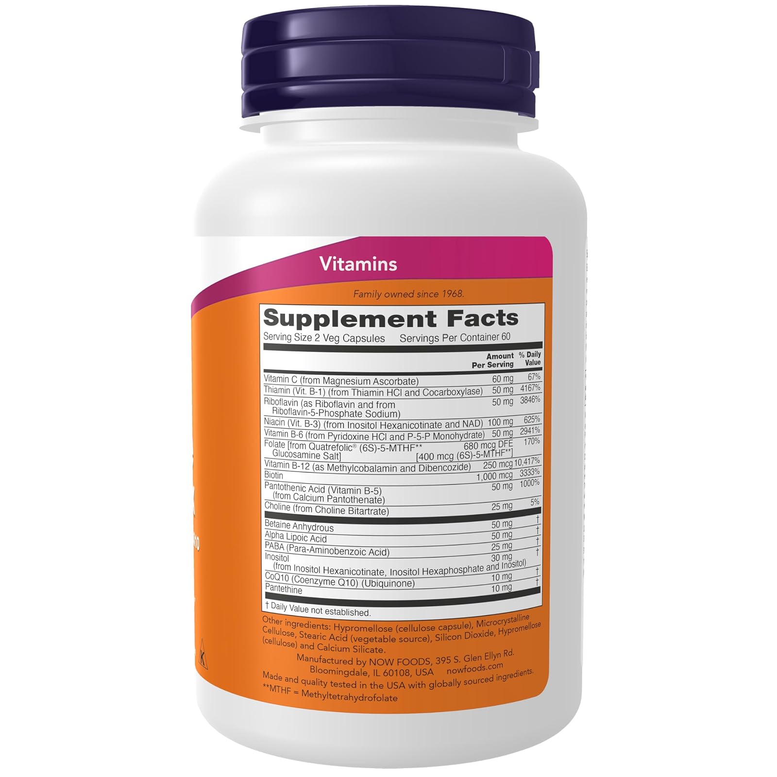 Co-Enzyme B Complex for energy