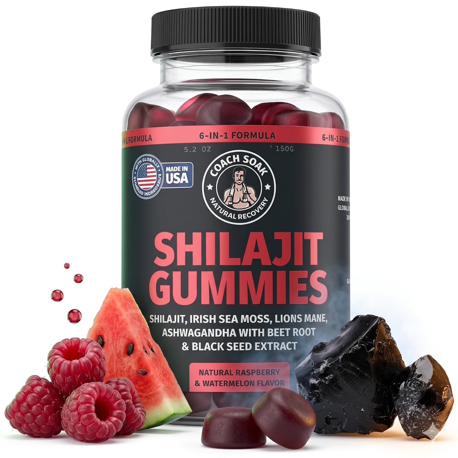 Coach Soak Shilajit gummies benefits