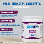 coarse flakes MSM powder supplement