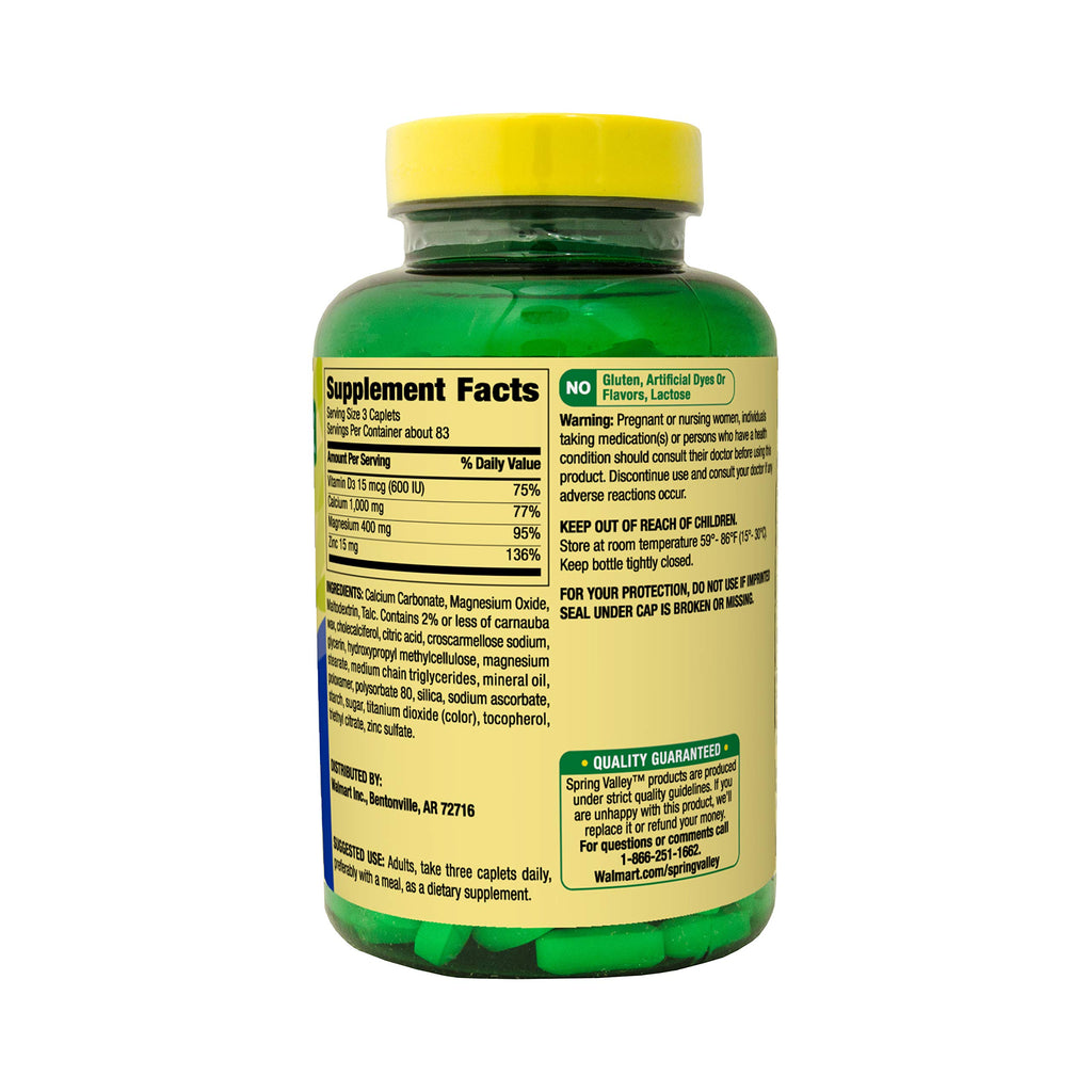 Coated caplets for easy digestion calcium