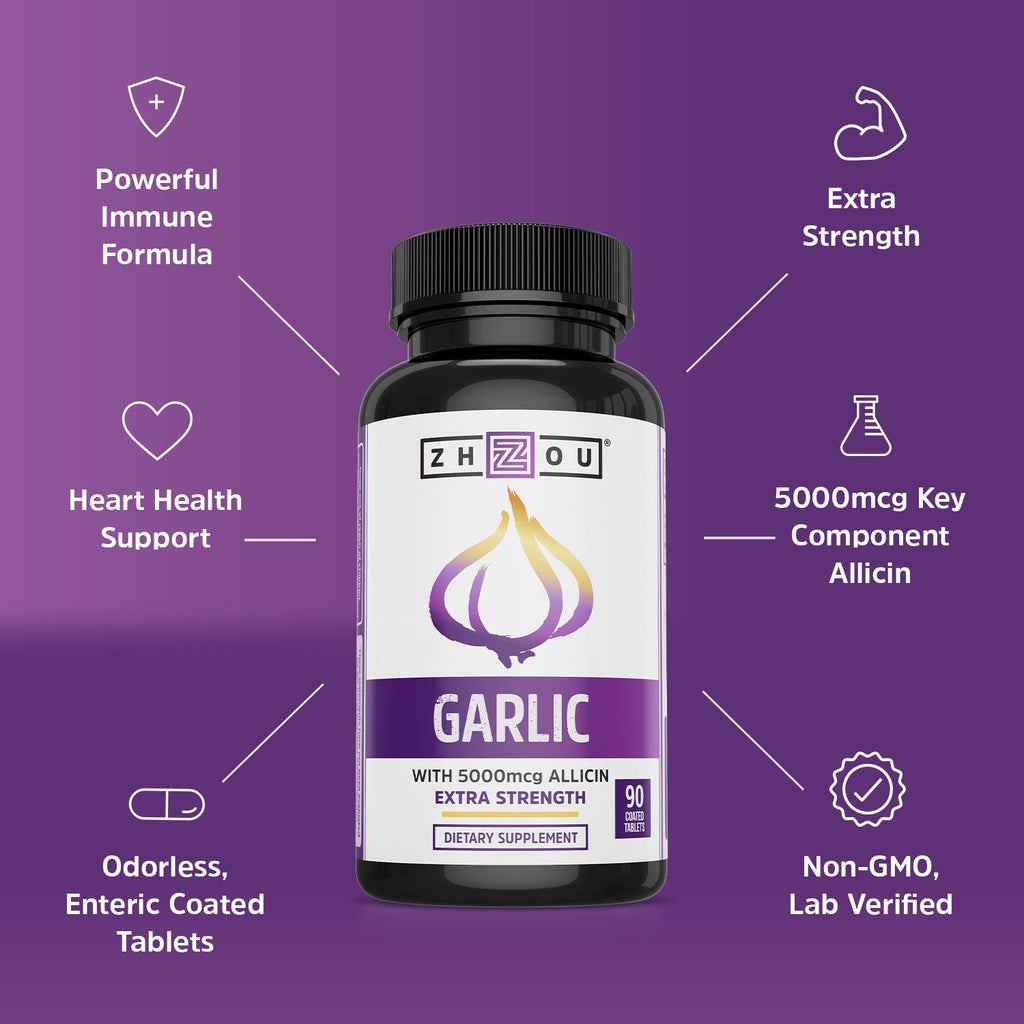 coated garlic tablets for easy digestion