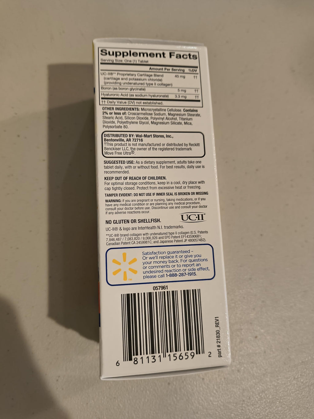 coated tablets for joint comfort
