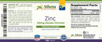 Coated zinc tablets for easy swallowing