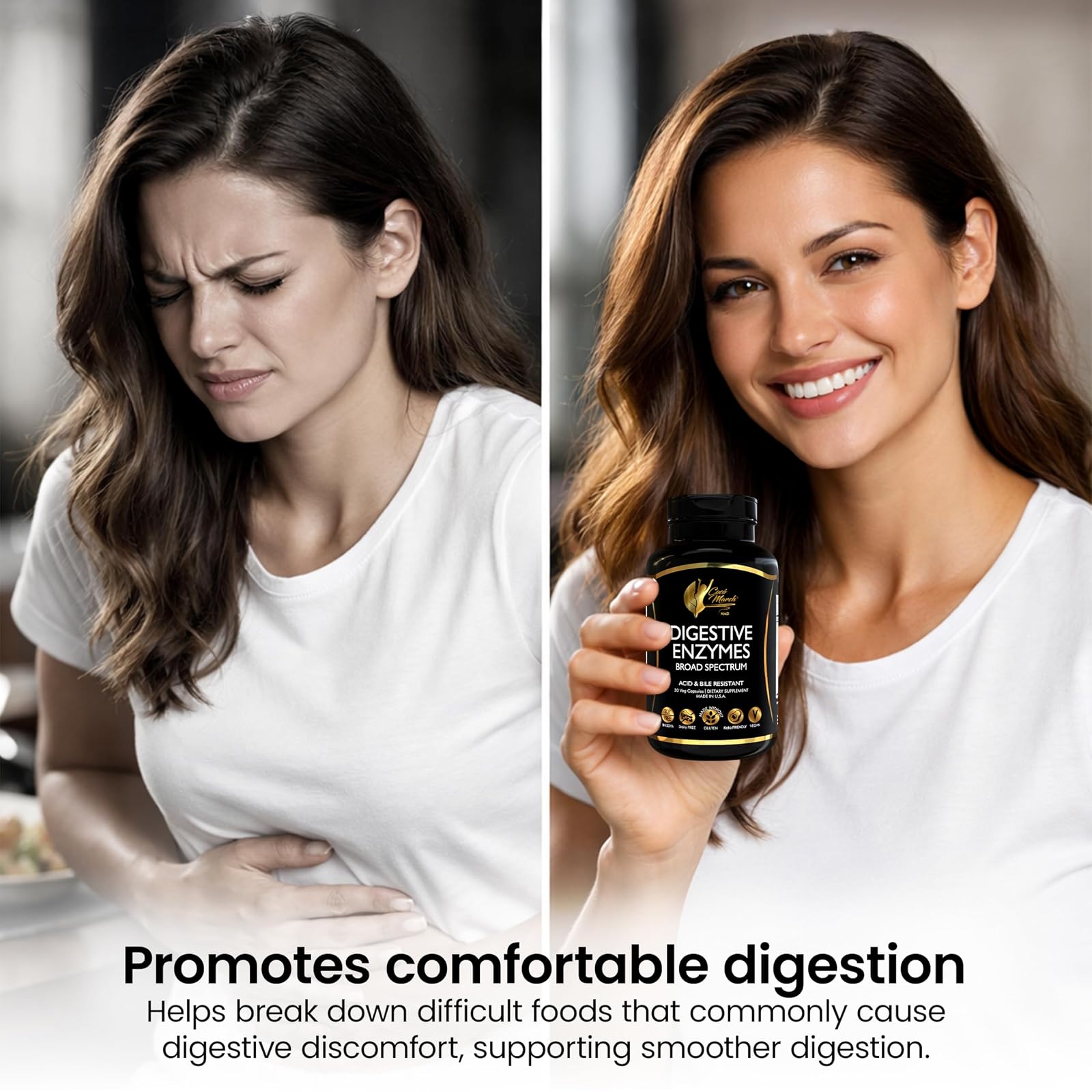 Cocó March digestive enzymes support nutrient absorption