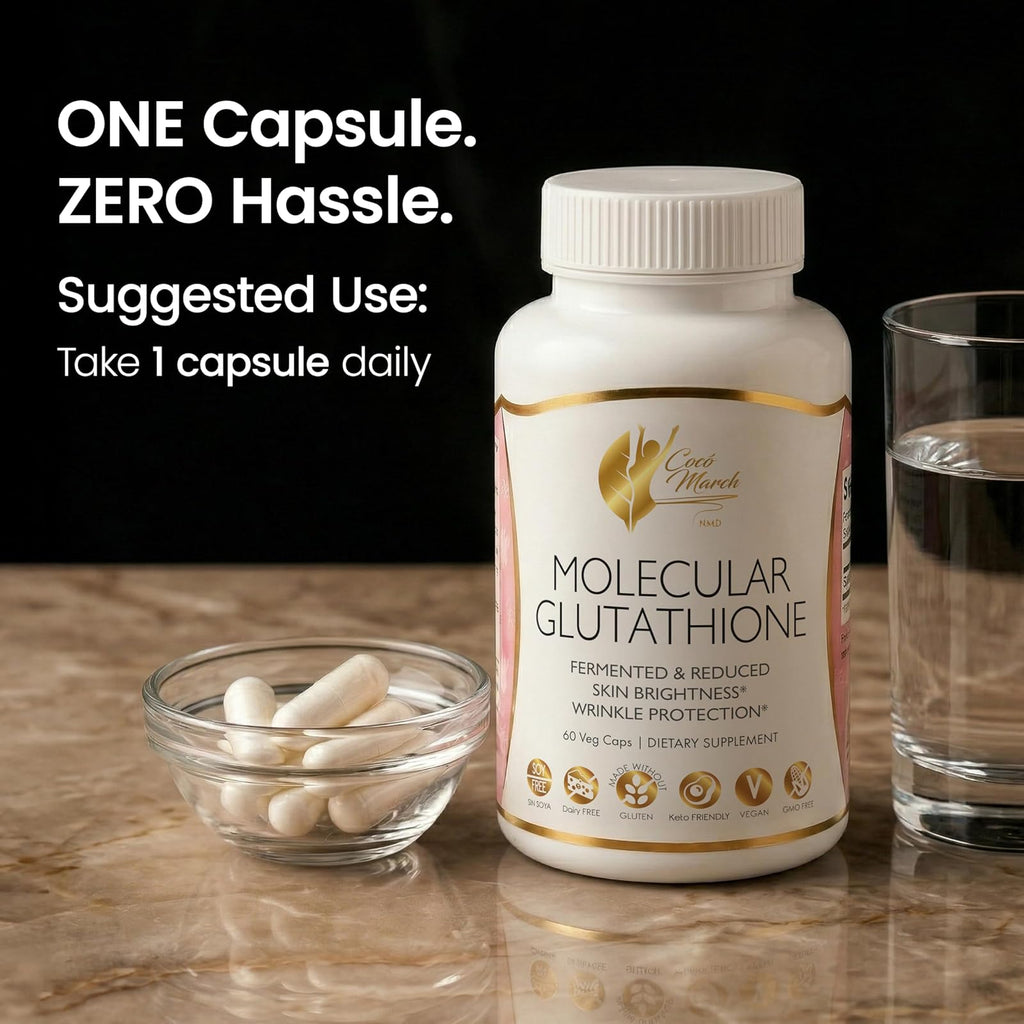 Cocó March glutathione for detoxification