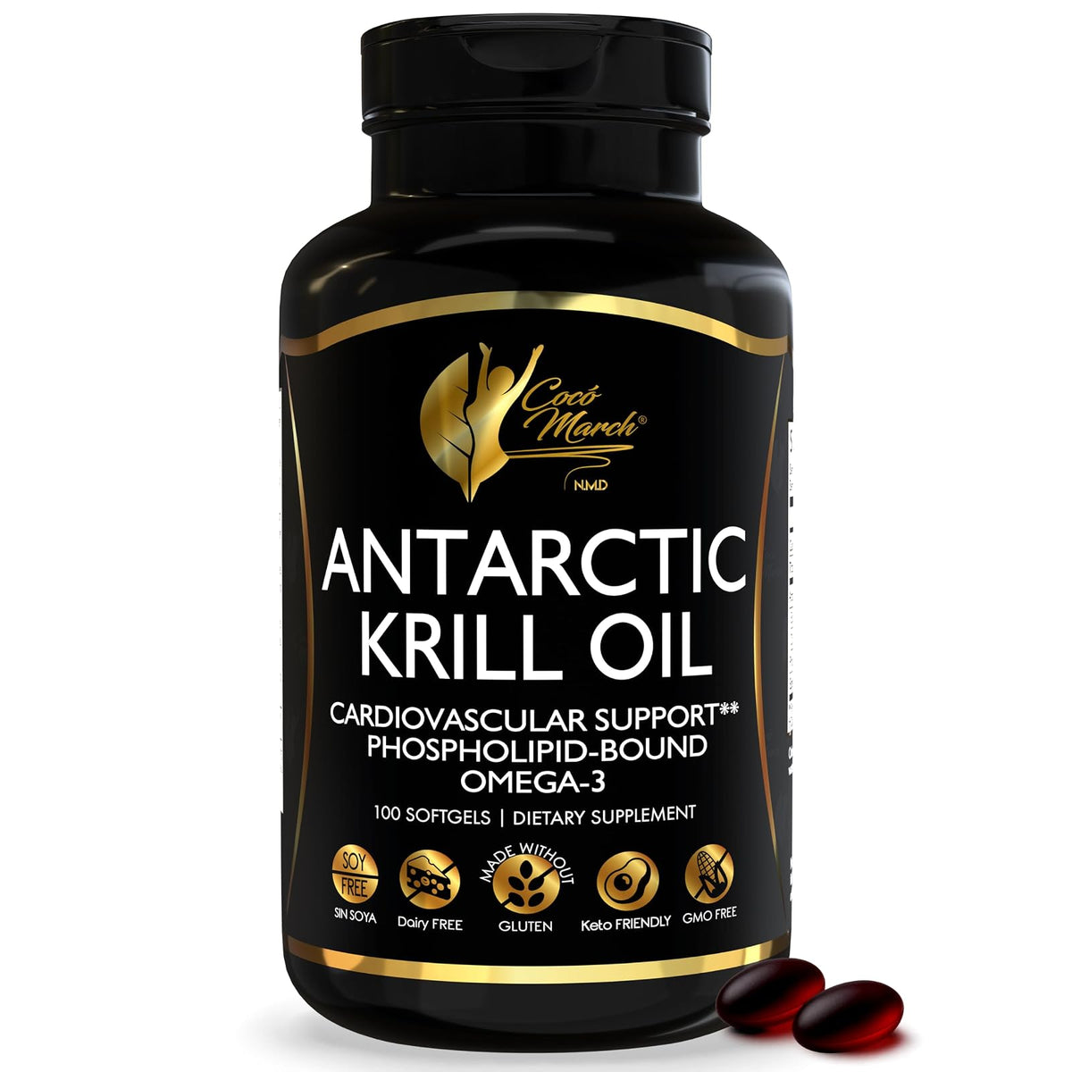 Cocó March krill oil softgels