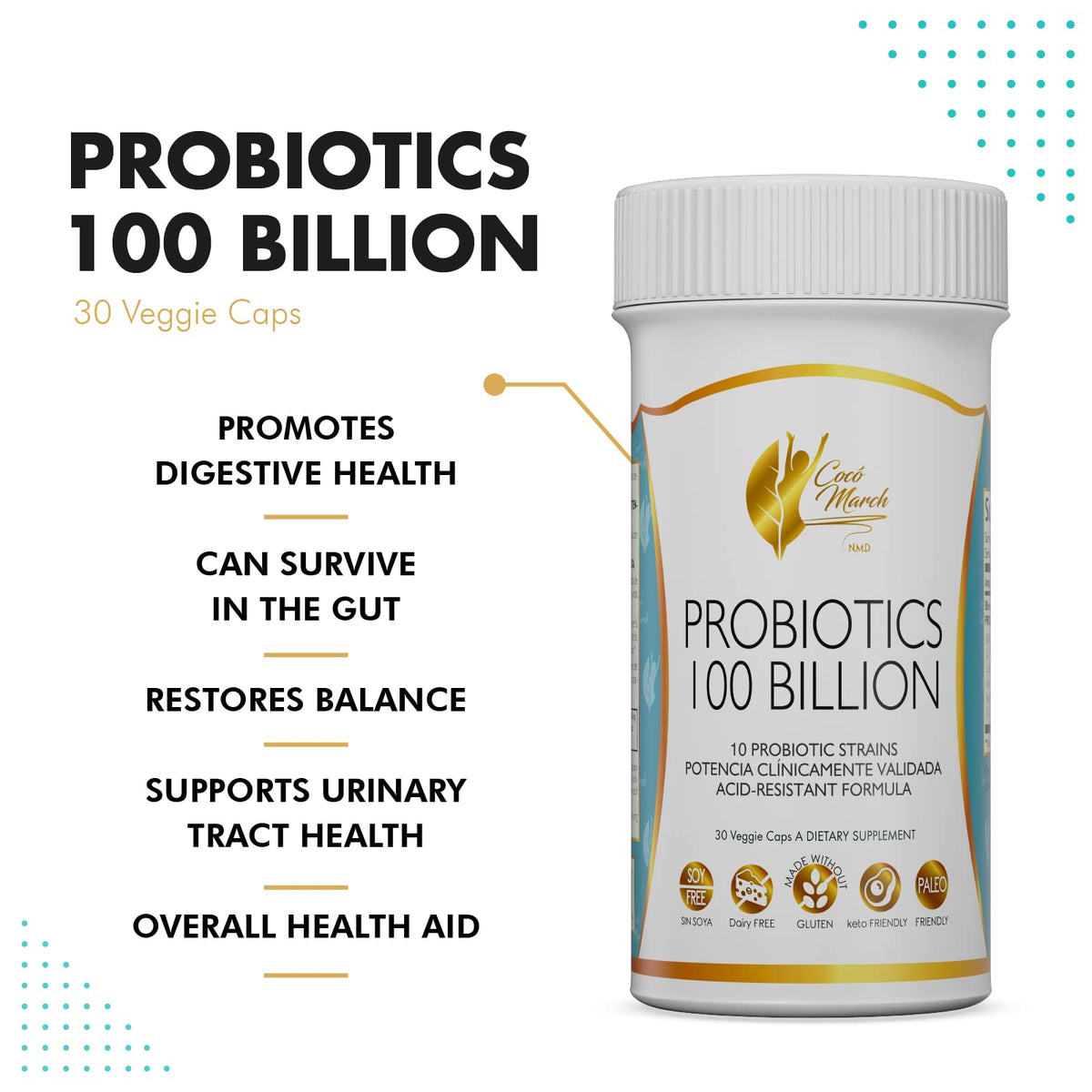 Cocó March probiotics for immune boost