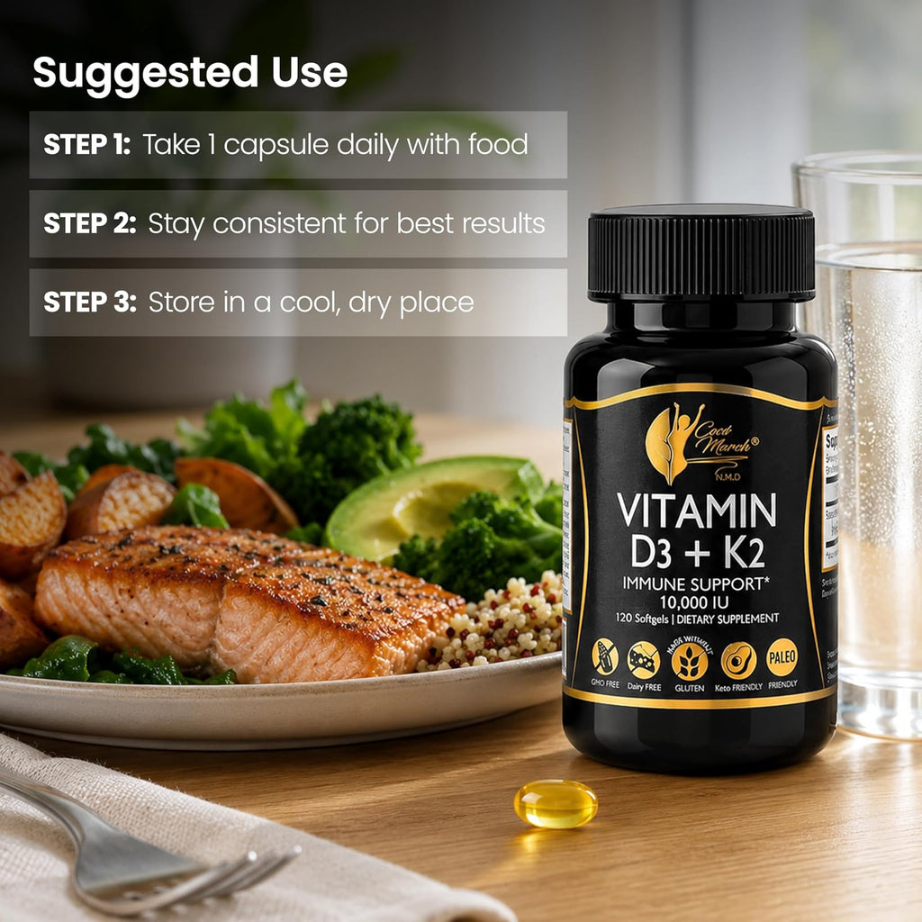 Cocó March vitamin D3 for energy
