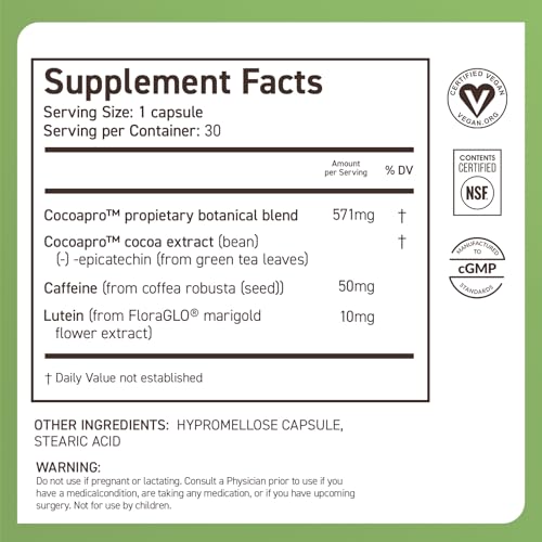 Cocoa flavanols for mental sharpness