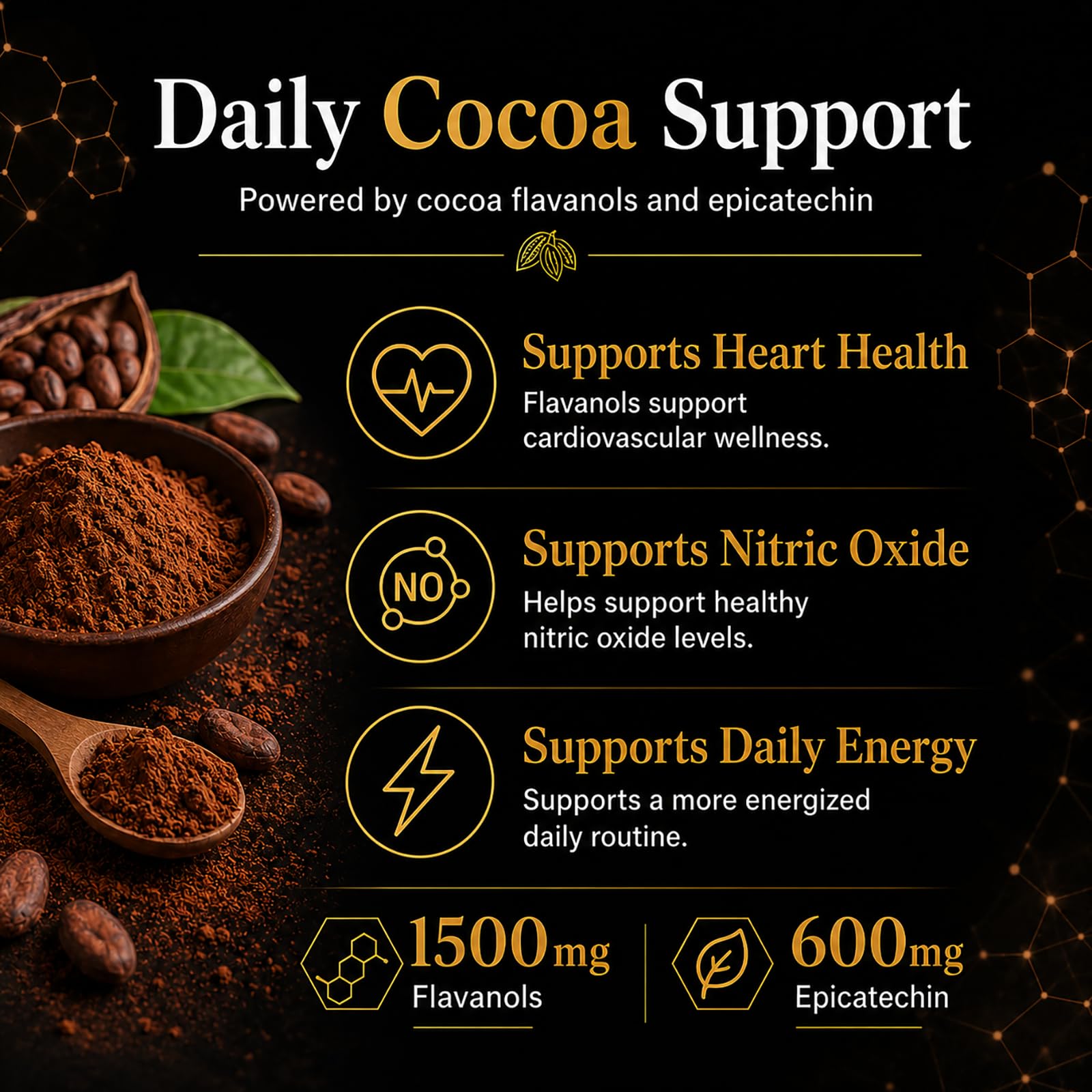 Cocoa powder for enhanced endurance