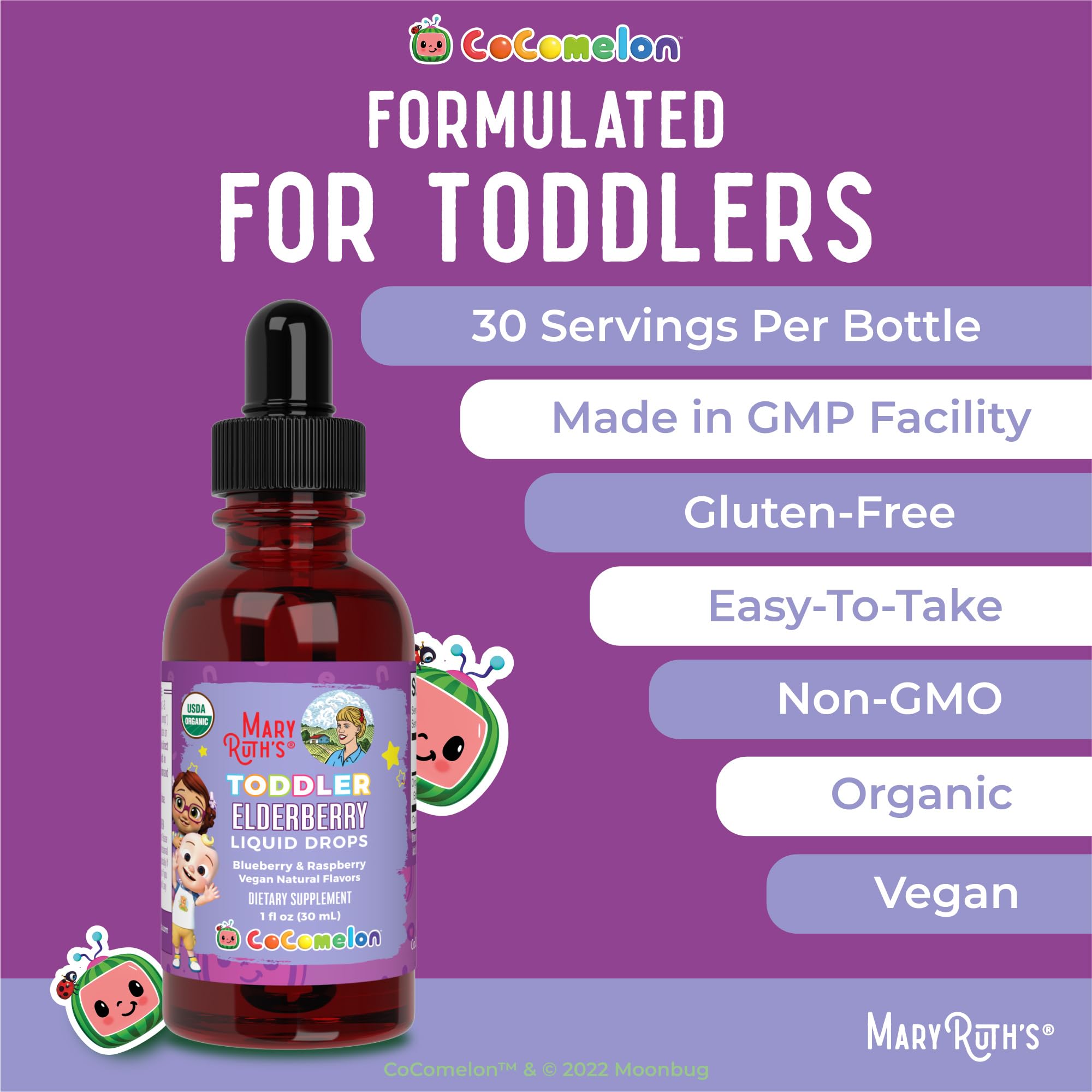 cocomelon toddler elderberry immune support
