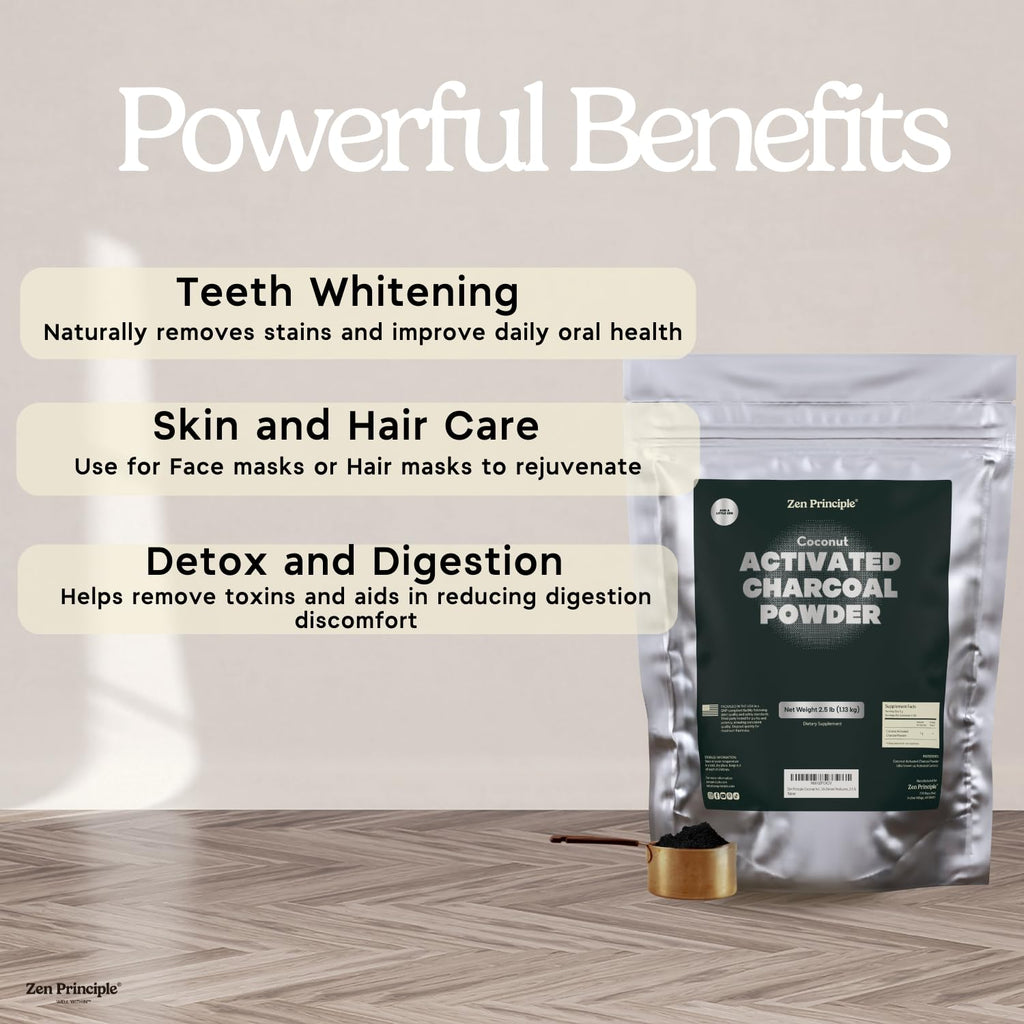 coconut activated charcoal for bloating relief
