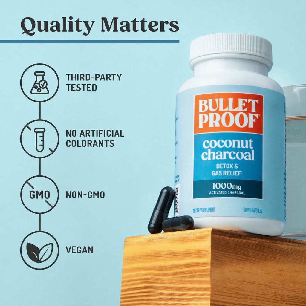 coconut charcoal for gut wellness