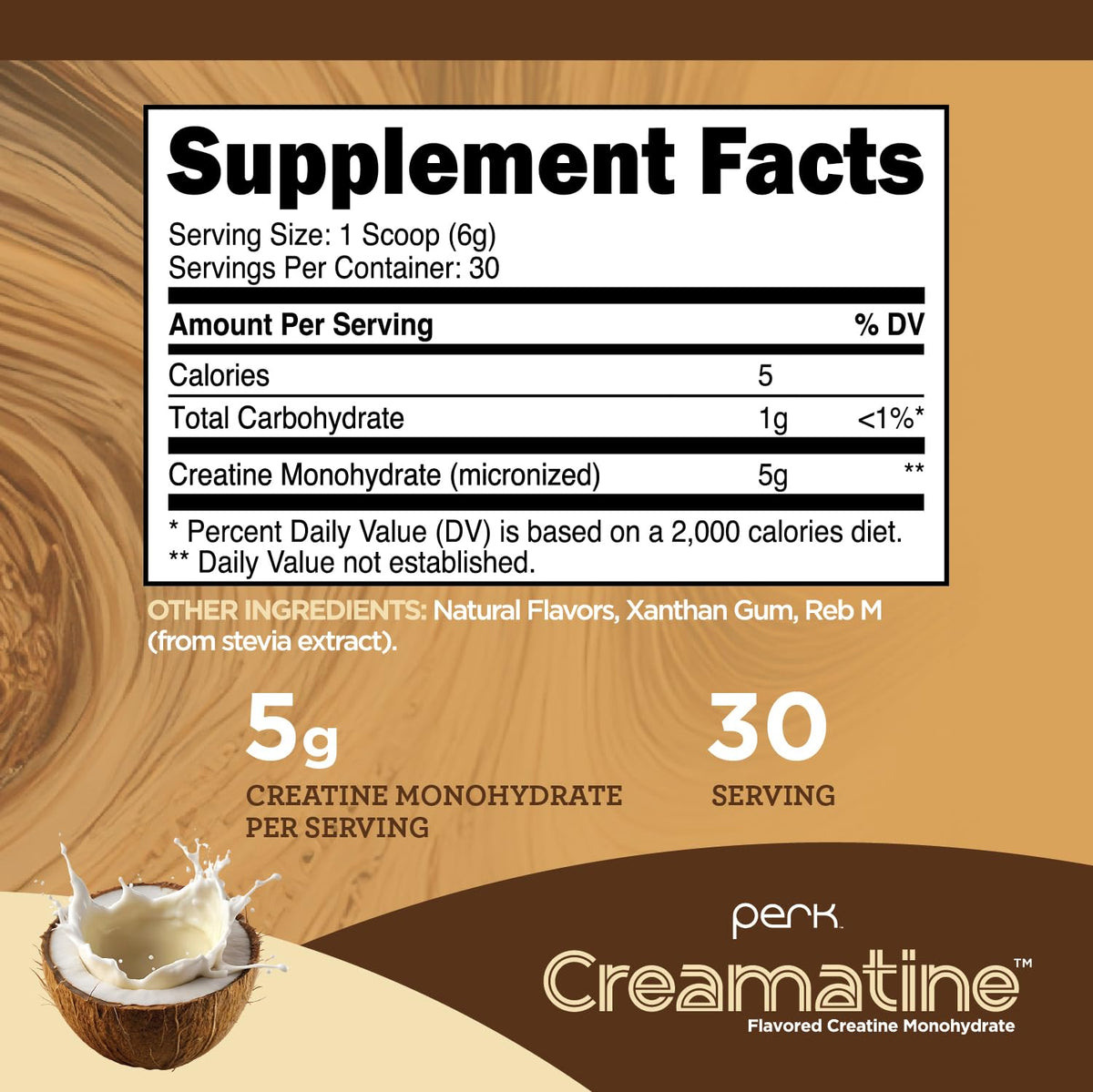 Coconut cream creatine for athletes