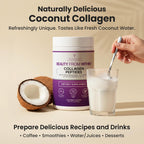Coconut flavour collagen peptides