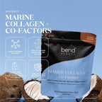 Coconut flavour marine collagen supplement