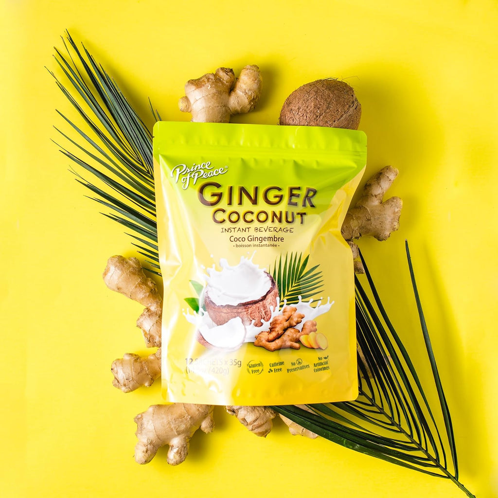 coconut ginger beverage sachets