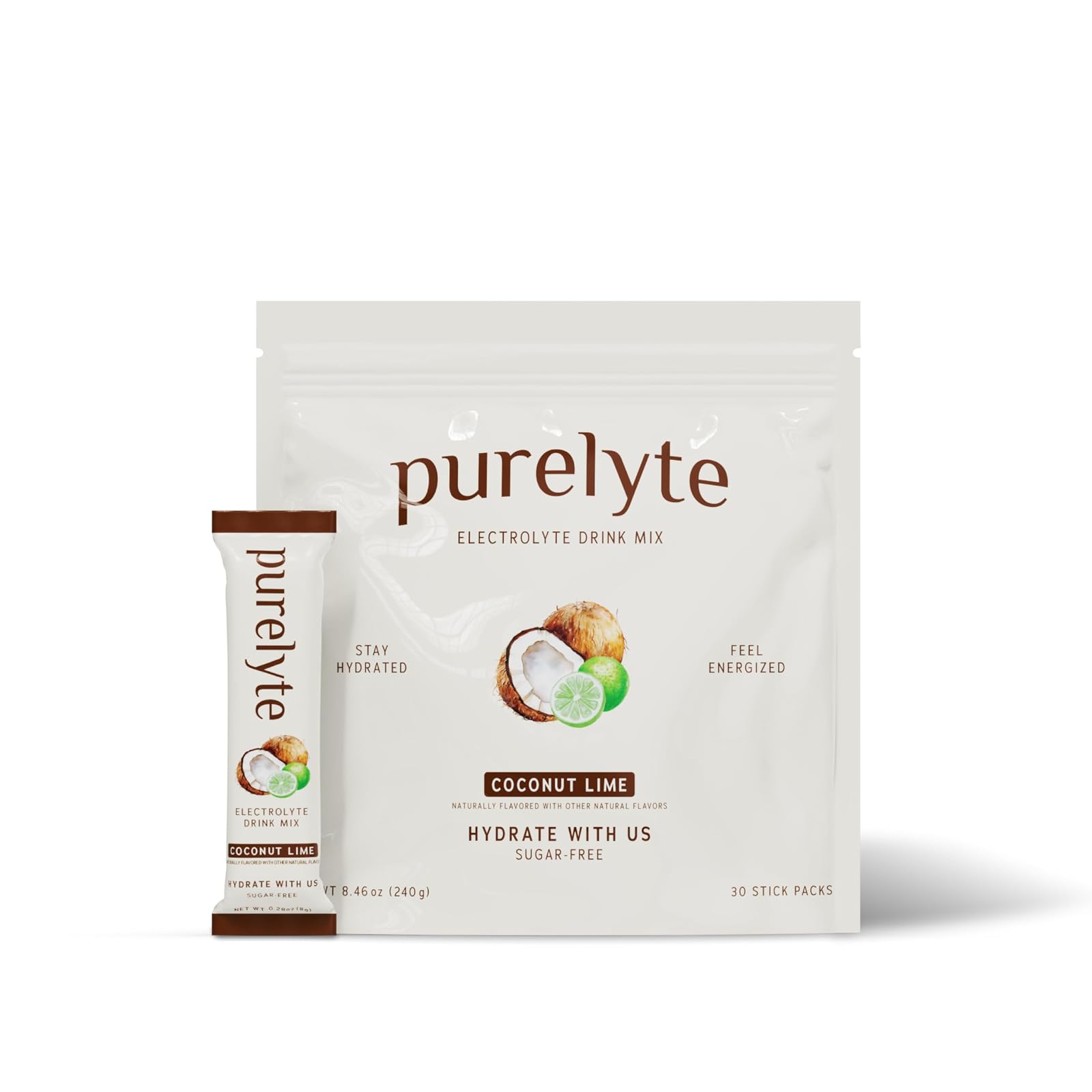 coconut lime electrolyte drink mix