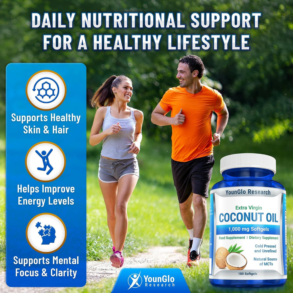 Coconut oil capsules for men's health