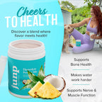 Coconut pineapple electrolyte drink