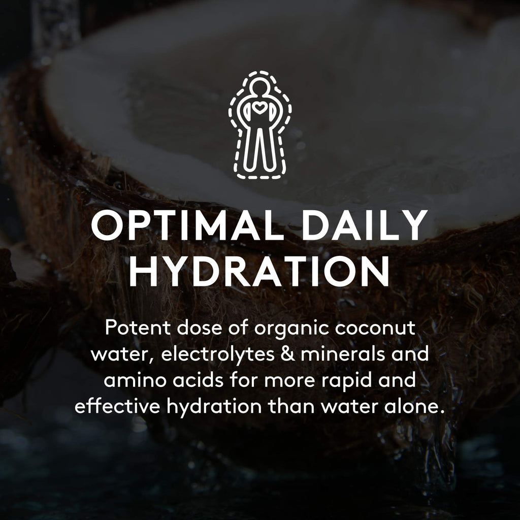 coconut water and elderberry blend