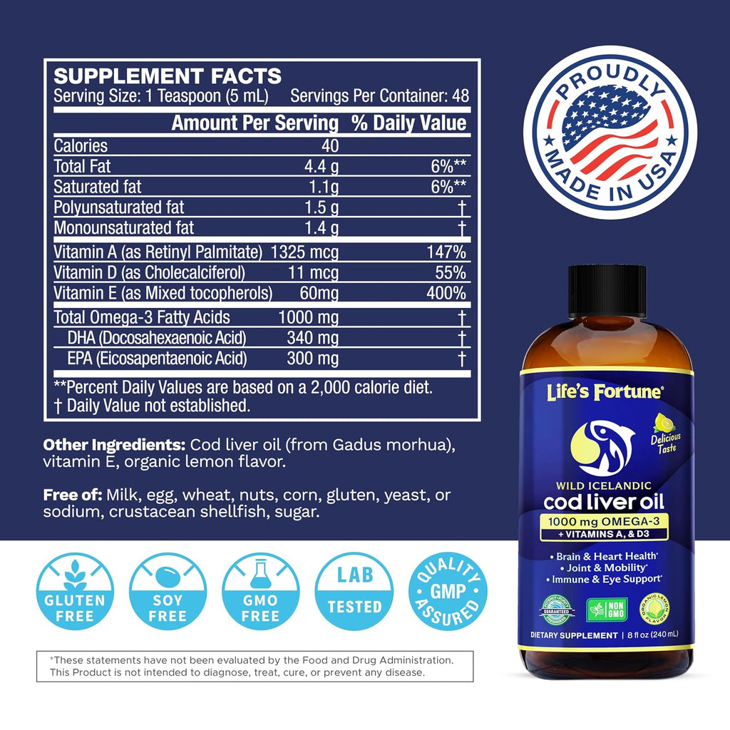 cod liver oil for healthy skin