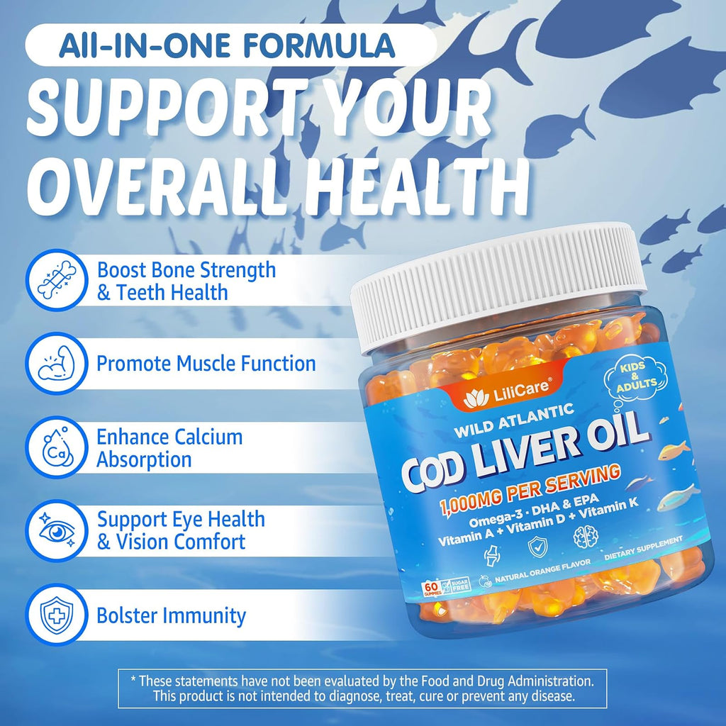 Cod liver oil for immune support