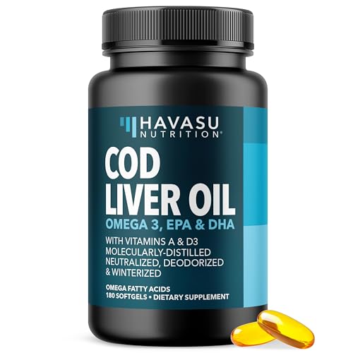 Cod liver oil softgels for heart health