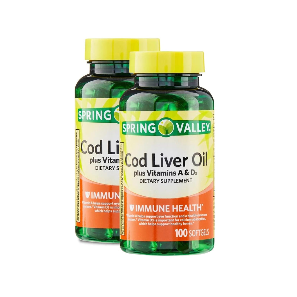 Cod liver oil softgels with vitamins