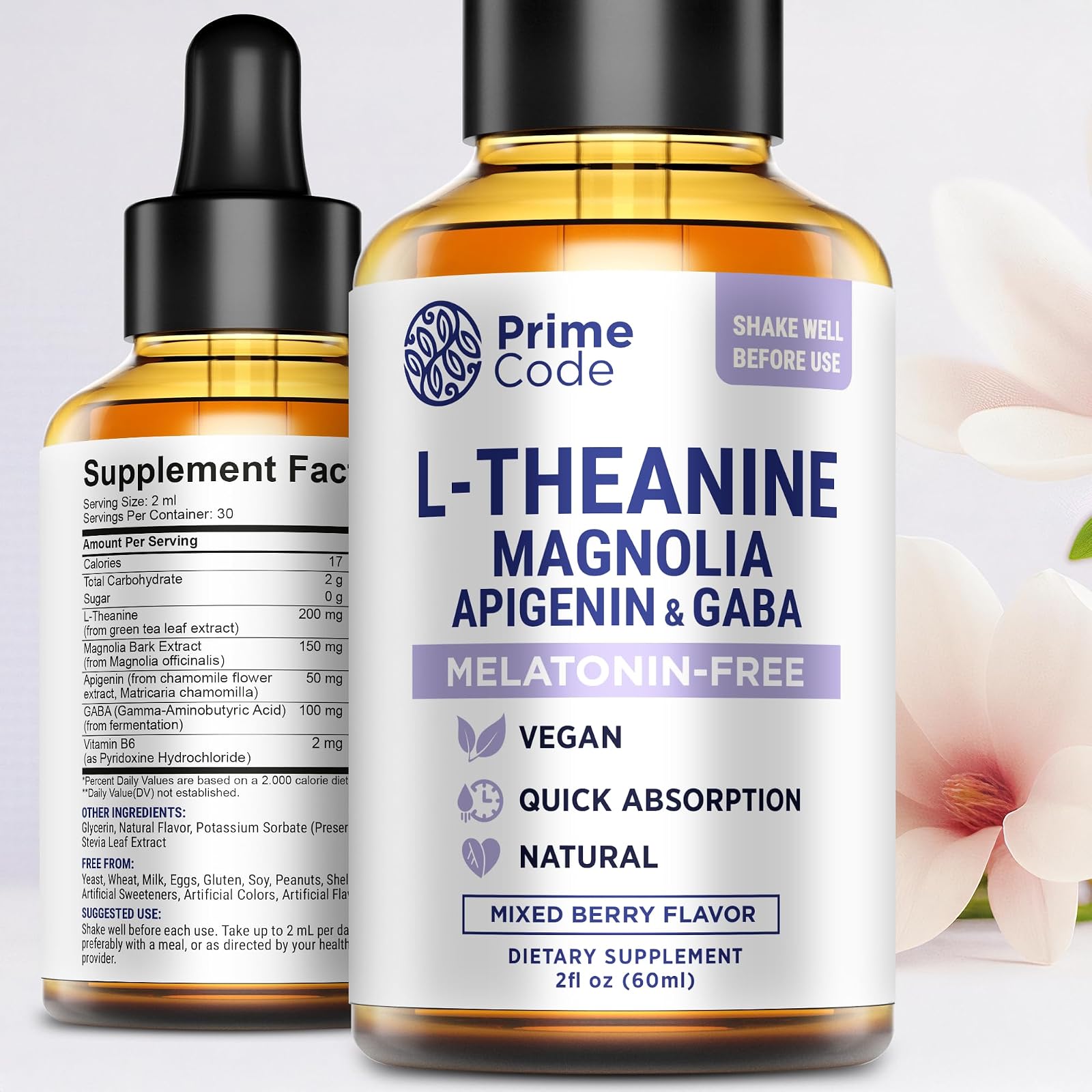 Code L-Theanine liquid supplement