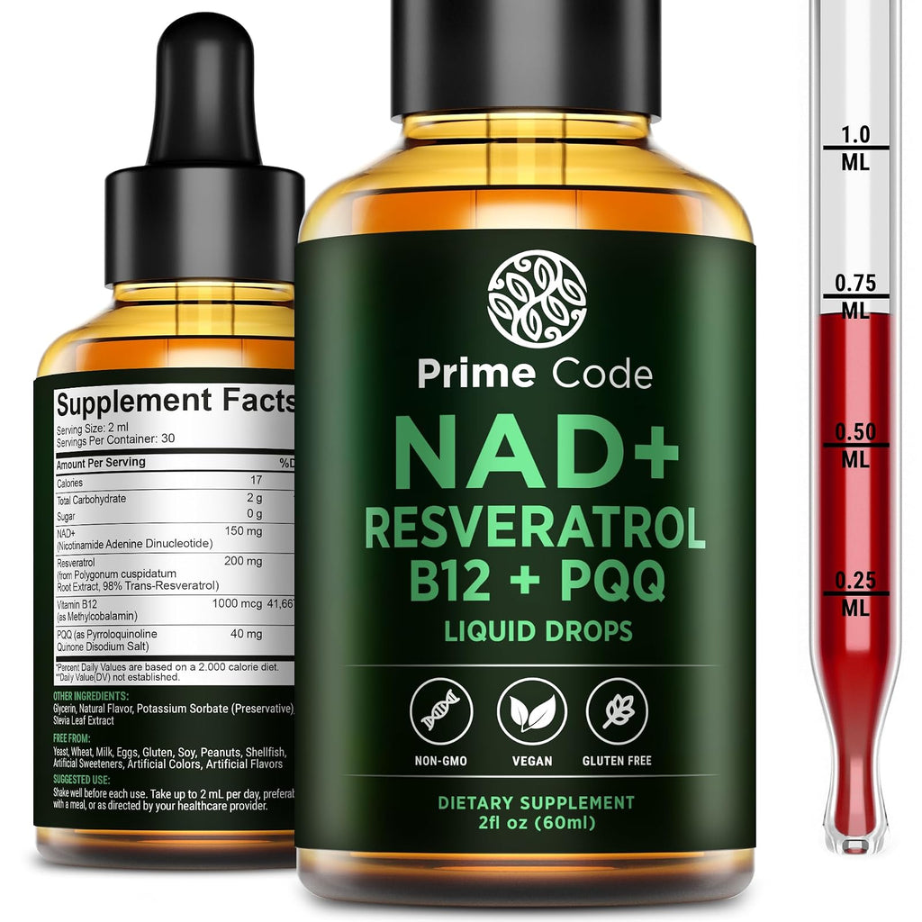 Code NAD+ liquid drops for vitality