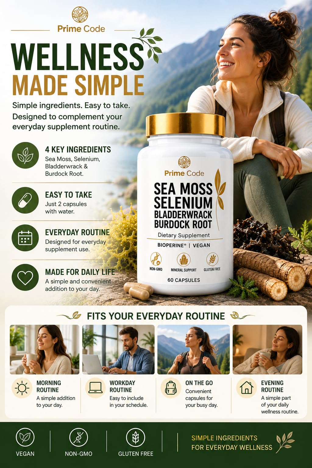 Code sea moss for healthy skin