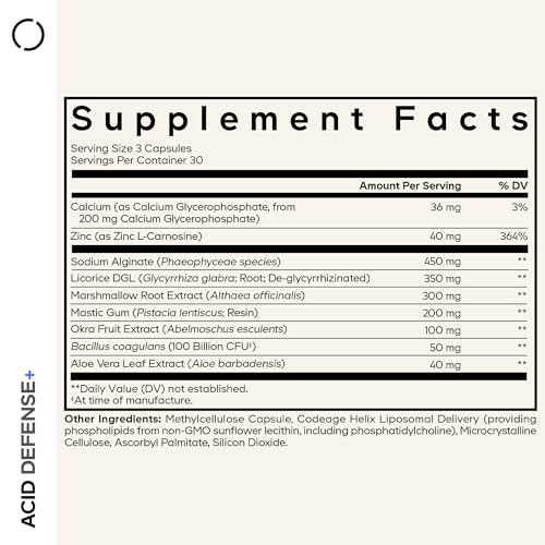 Codeage Acid Defense+ marshmallow root extract